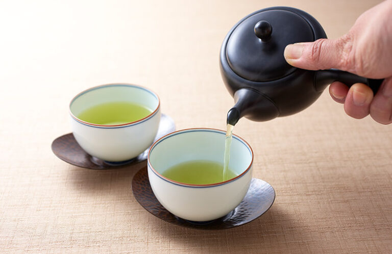 Ocha Japanese green tea is very popular drink with meals in Japan