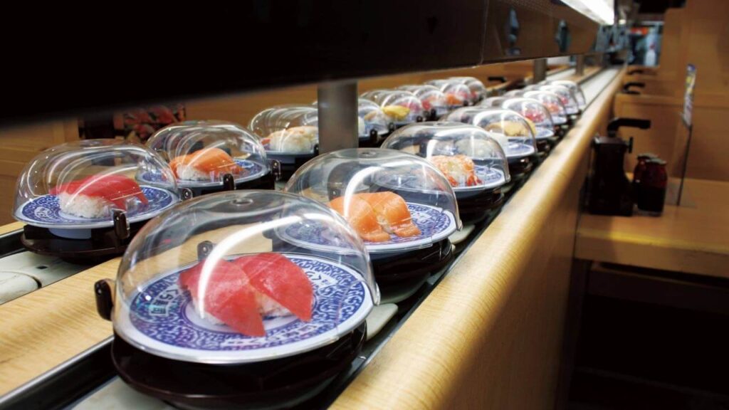 sushi is a healthy food of low fat and low calorie, so now popular globally