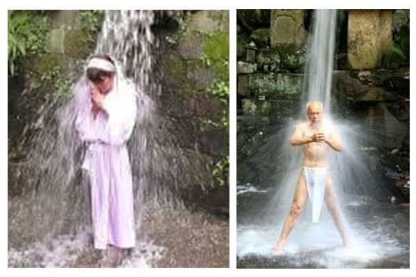 Kiyotaki waterfall is located at Mt. Ontake, in both Nagano and Gifu