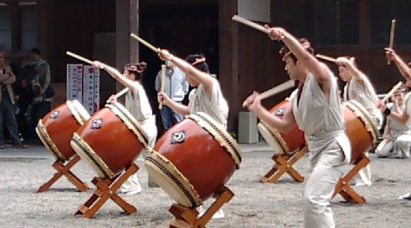 Wadaiko (Japanese drum) is an essential element of festivals and rituals