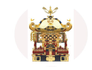 Mikoshi (Portable Shrine) is that deities live inside during festivals