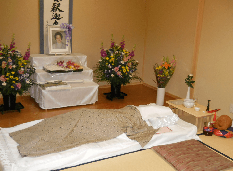 Sōshiki(Funeral) is held mostly at not home but sophisticated hall now.