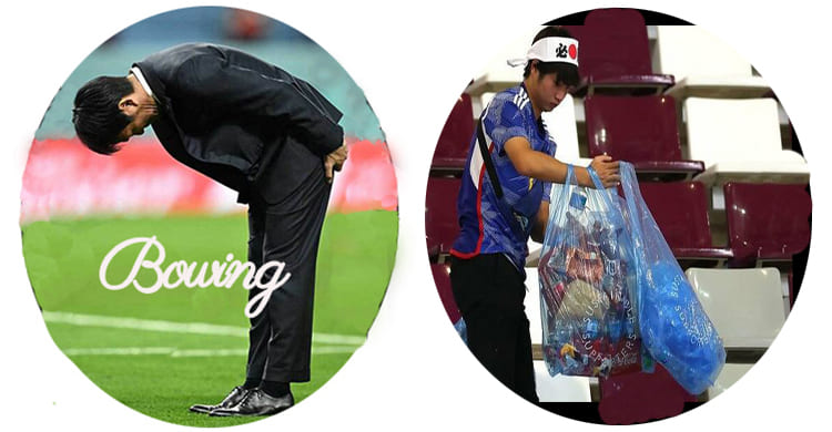 bowing and cleaning custom comes from ancient times