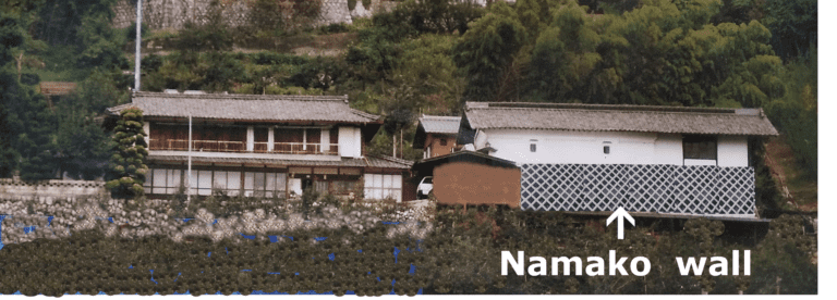 Namako wall has not been seen everywhere in Japan.